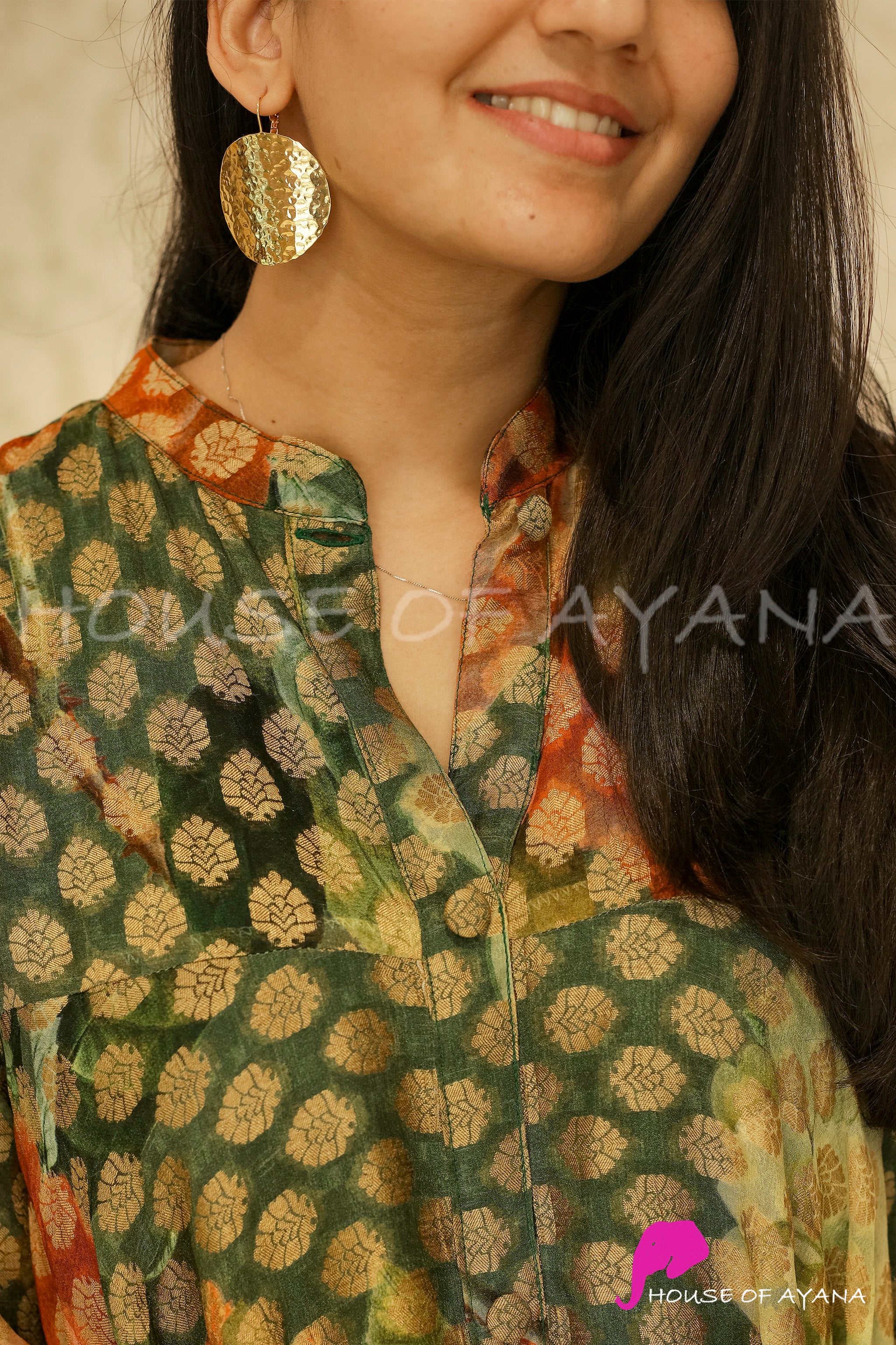Northern Lights Crepe Silk Coords - House of Ayana